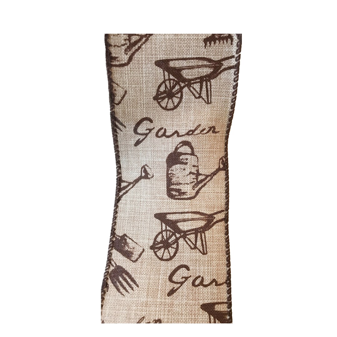 Garden Ribbon 2.5 Gardening Ribbon Plant Ribbon Wired - Etsy