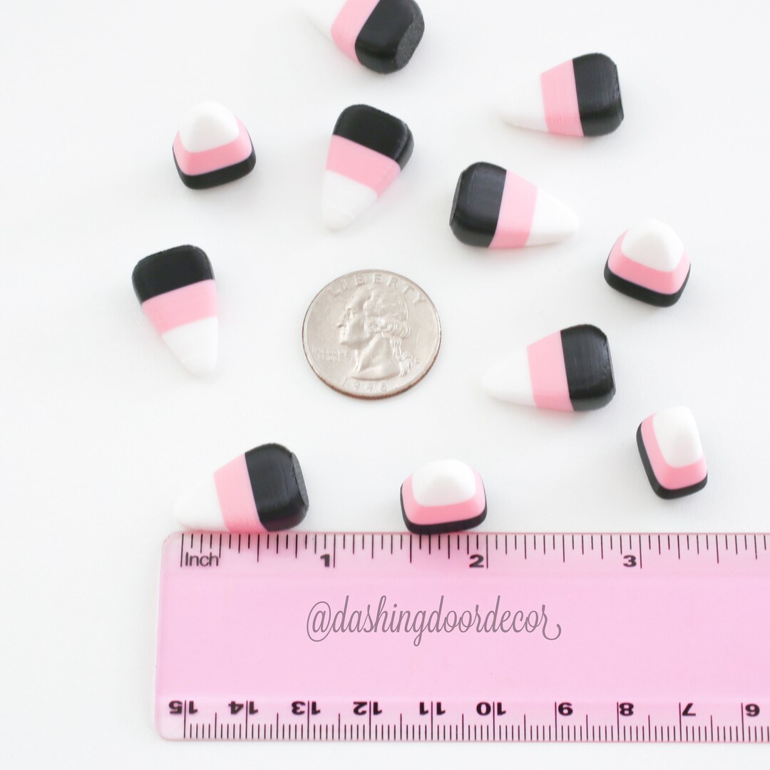 Fake Candy Corn, Halloween Candy Corn, Pink Glam Halloween, Realistic ...