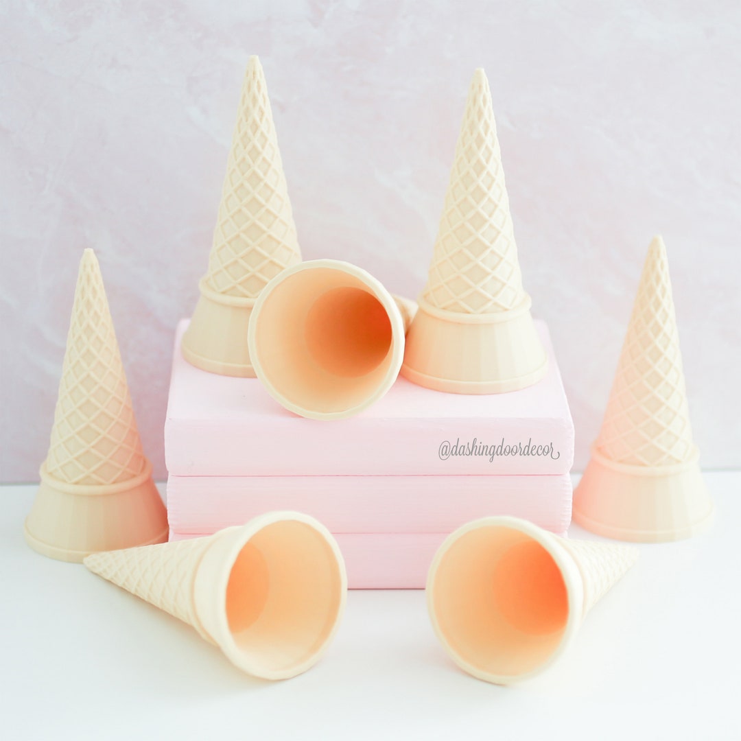 Fake Ice Cream Cone Fake Waffle Cone Fake Sugar Cone Fake - Etsy