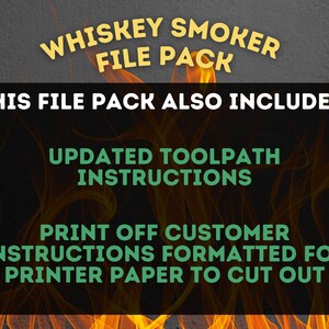 Whiskey Smoker CNC Project File Pack / 16 Unique Designs / SVG & DXF ...