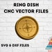 Maketember Day 20 / Ring Dish Vector Files / SVG & DXF / CNC Files - Etsy