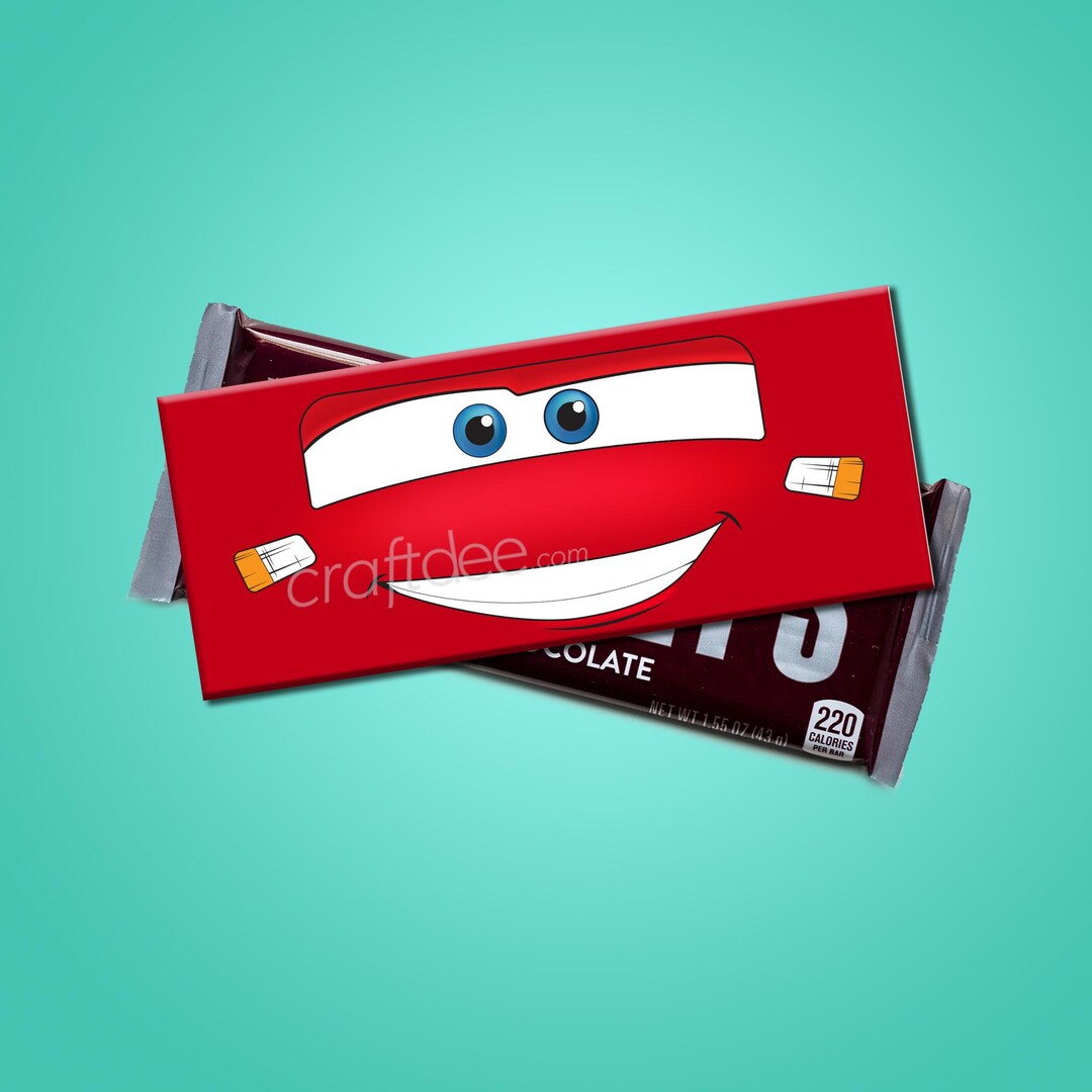 Cars Candy Wrappers, Cars Theme Birthday Party, Candy Wrapper, Birthday ...