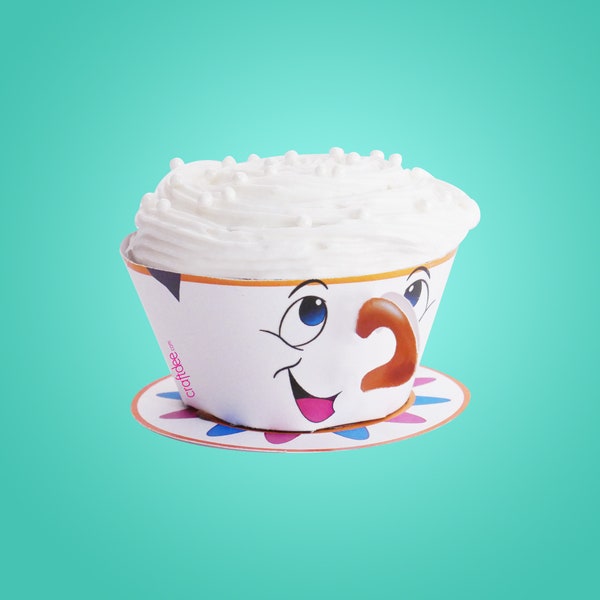 Beauty and the Beast Chip Teacup - Etsy