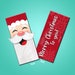 Santa Candy Wrapper 3 Skin Tone Santa Claus Christmas Party - Etsy