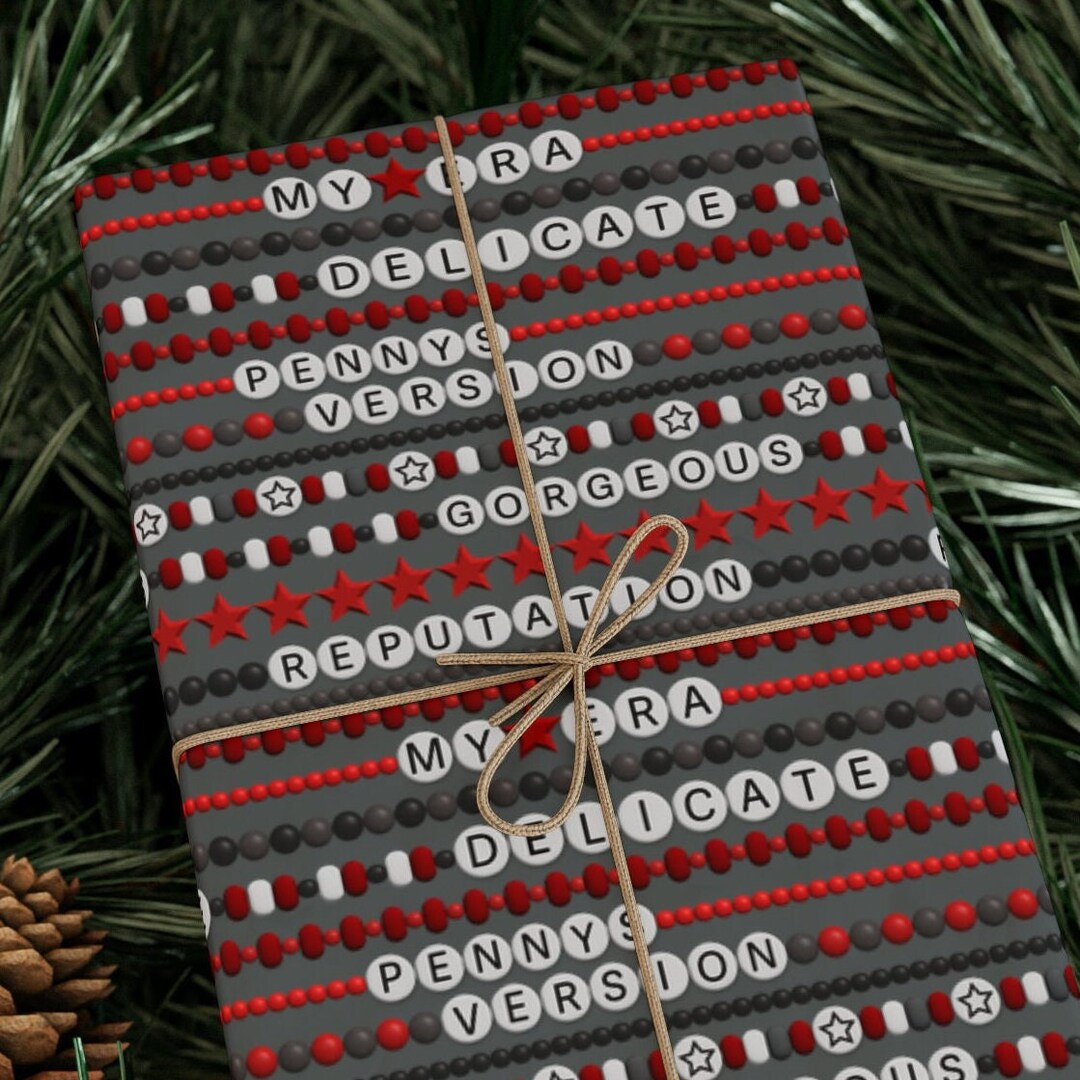 CUSTOM NAME Friendship Bracelet My Reputation Gift Wrapping Paper, My ...