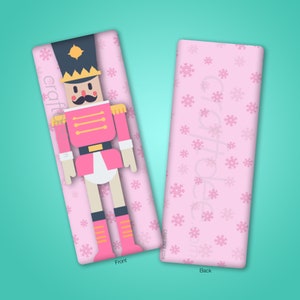 Pink Nutcracker Candy Wrapper: Christmas Party Favor (PDF) - Etsy