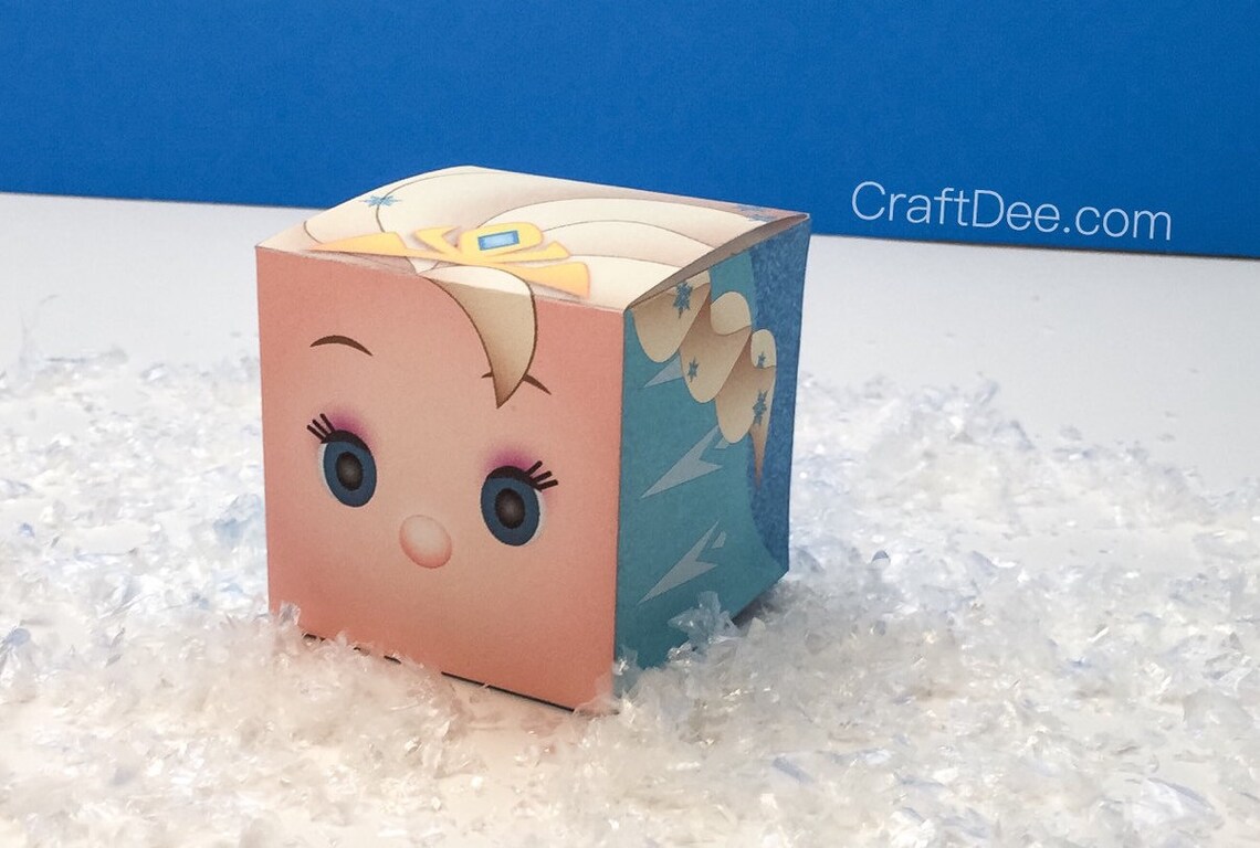 Elsa Tsum Tsum Inspired Favor Candy Box Frozen Birthday - Etsy