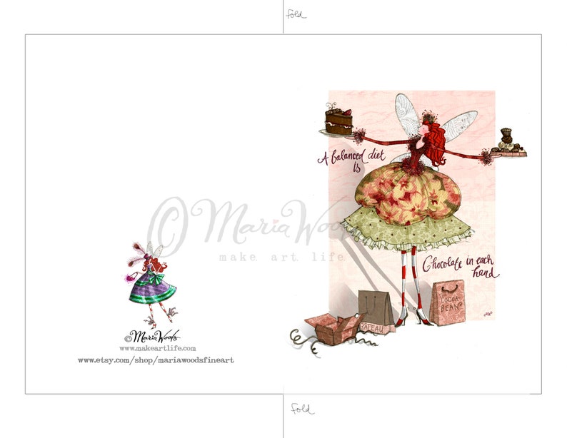 Set of 3 Printable Girls' Guide Greeting Cards. Downloadable Original ...