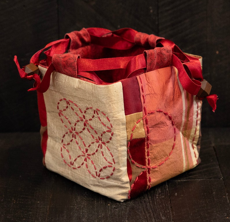 Reversible Japanese Rice Bag/komebukuro PDF Pattern, Instant Download ...