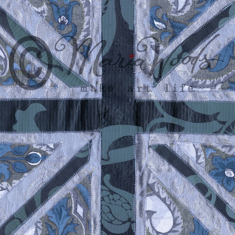 Downloadable Union Jack Print. Digital Union Flag Picture. Stitched ...