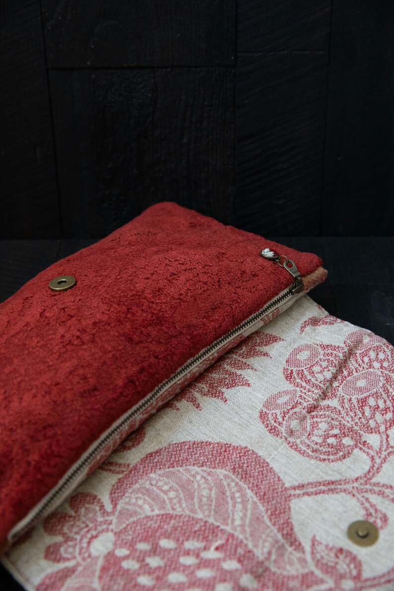 Over-sized Clutch Bag Made From Luxurious Designer Fabrics and Canvas ...