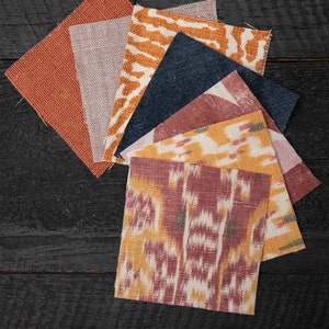 Slow Stitch Coaster Kit. Make Your Own Abstract, Boro-inspired Upcycled ...