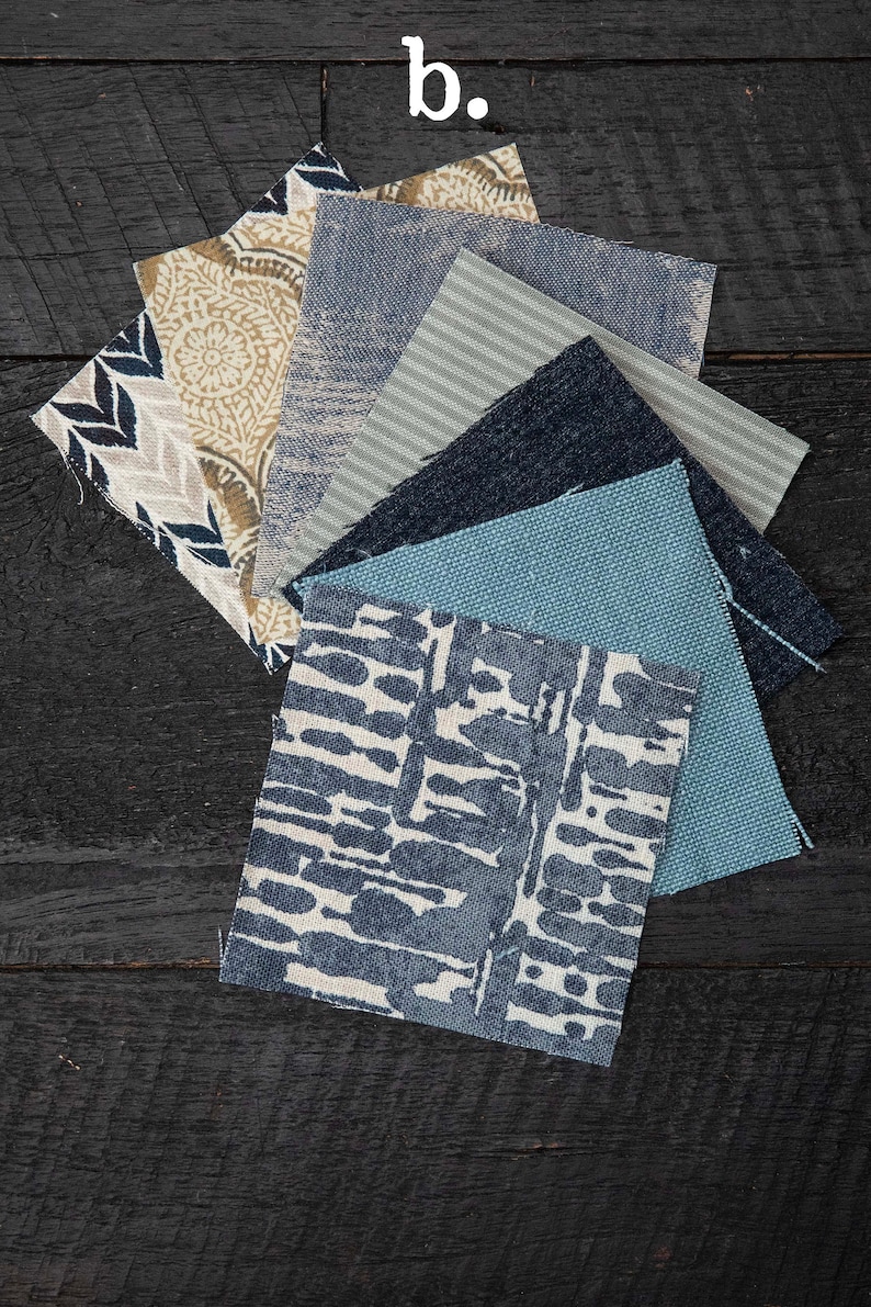 Slow Stitch Coaster Kit. Make Your Own Abstract, Boro-inspired Upcycled ...