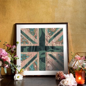 Downloadable Union Jack Print. Digital Union Flag Picture. Stitched ...