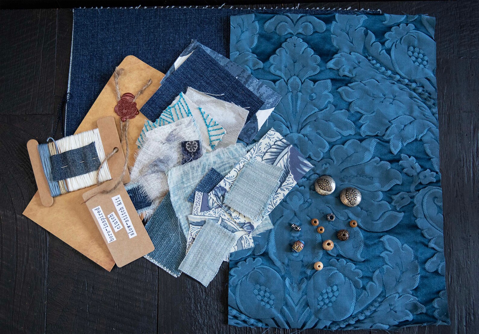 Make Your Own Japanese Boro-inspired Patchwork Clutch Purse With ...