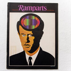Ramparts Magazine feb 1967 60s Political Magazine - Etsy