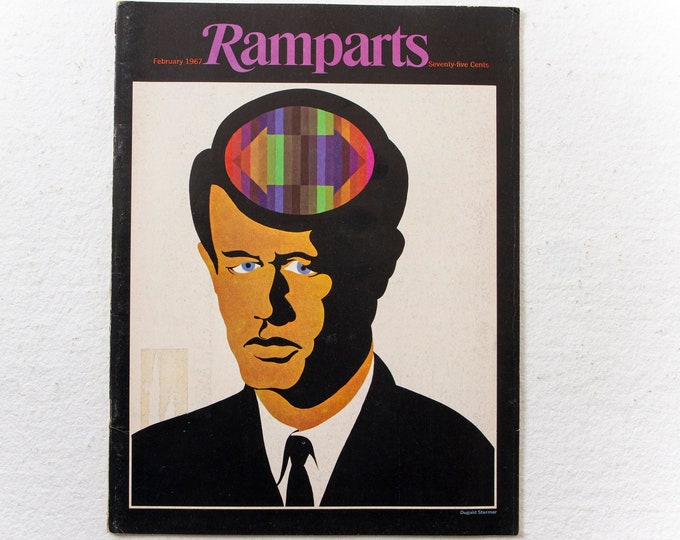 Ramparts Magazine feb 1967 60s Political Magazine - Etsy