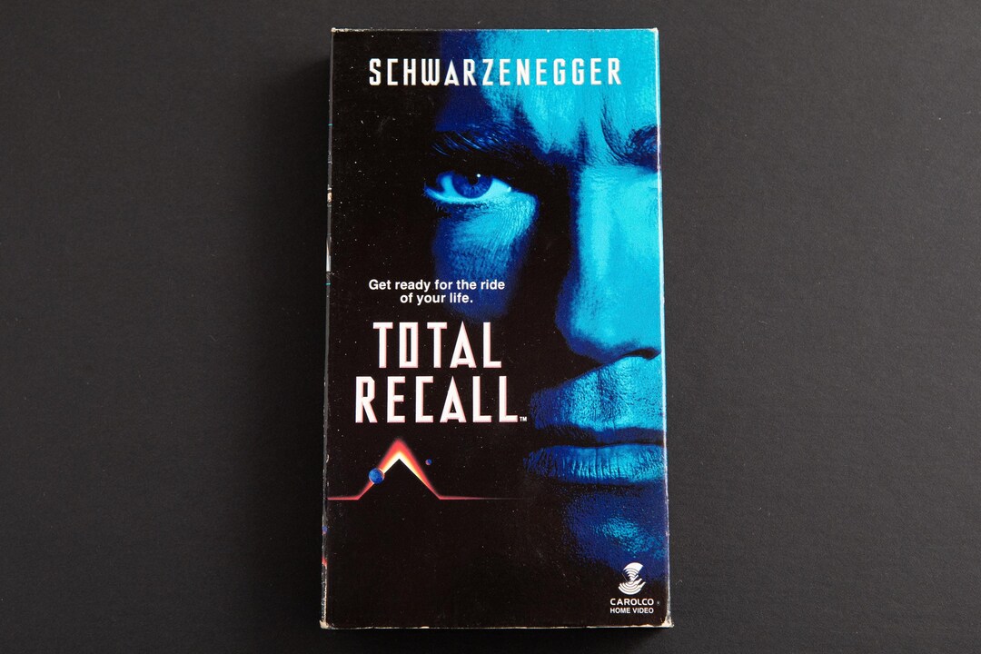 TOTAL RECALL (1990) | Arnold Schwarzenegger | VHS Cassette - Etsy