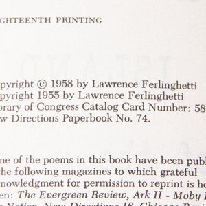 A Coney Island of the Mind: Poems by Lawrence Ferlinghetti (1958 ...