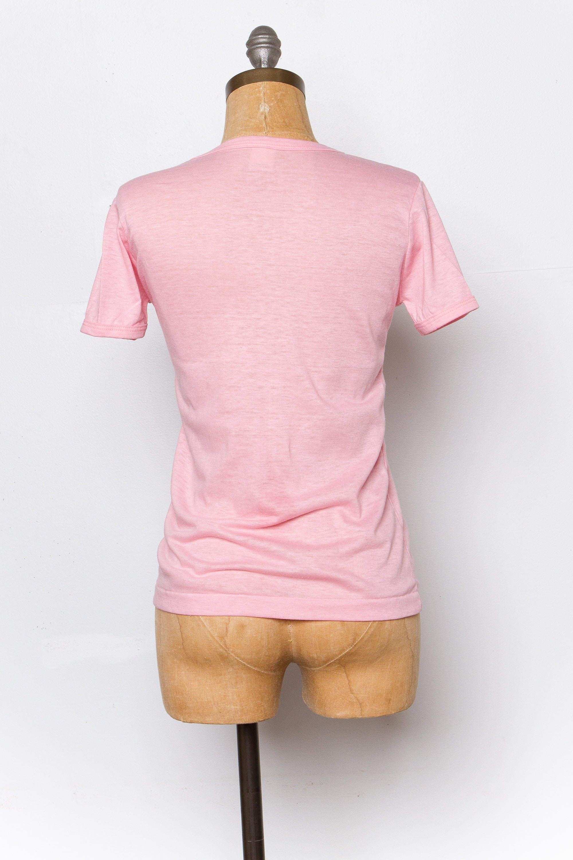 Vintage Pink T-shirt USA 70s - Etsy