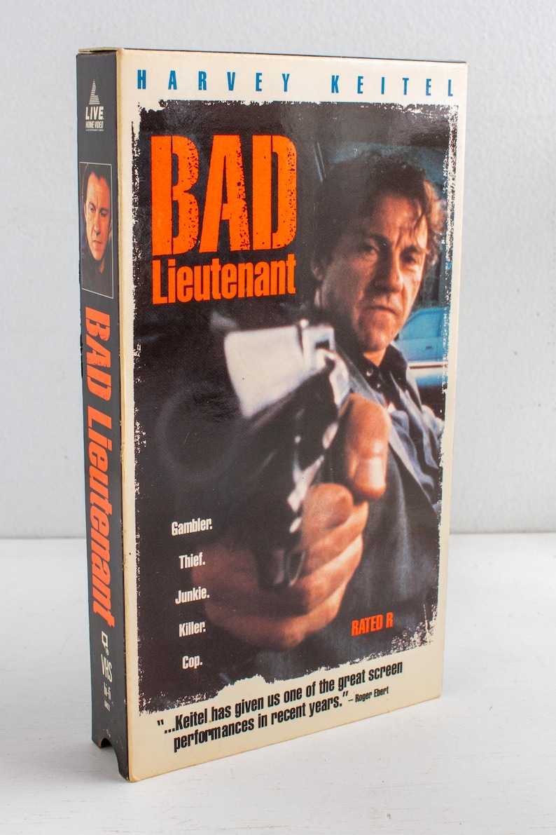 Bad Lieutenant - Abel Ferrara, Harvey Keitel - Vintage 90s VHS Cult Film - Etsy