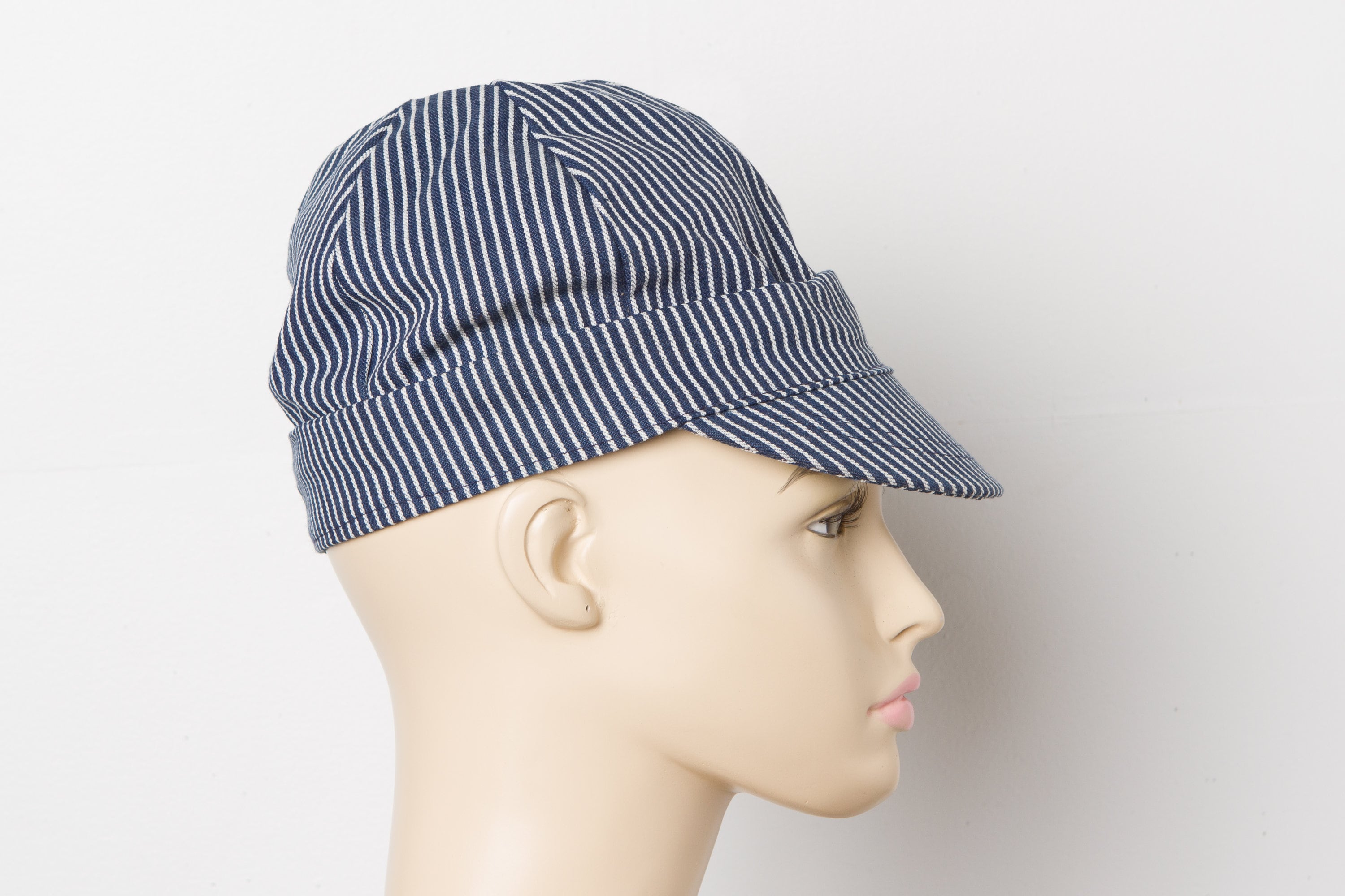 Vintage Hickory Striped Engineer Cap | Etsy