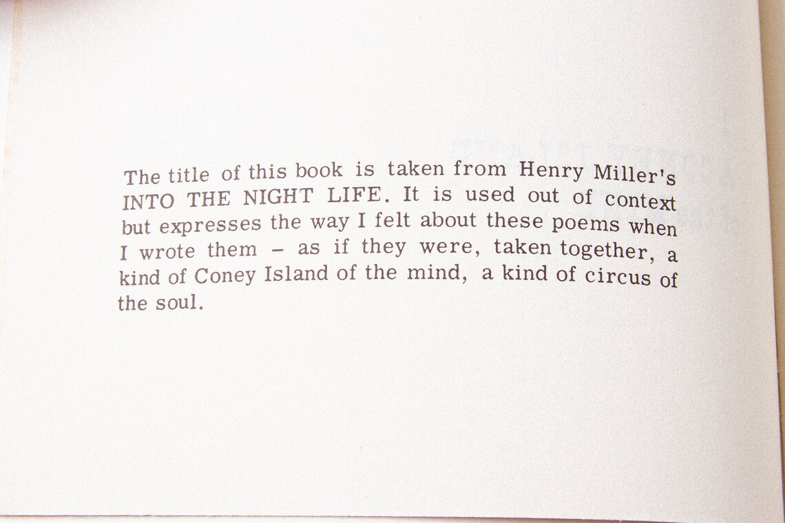 A Coney Island of the Mind: Poems by Lawrence Ferlinghetti (1958 ...