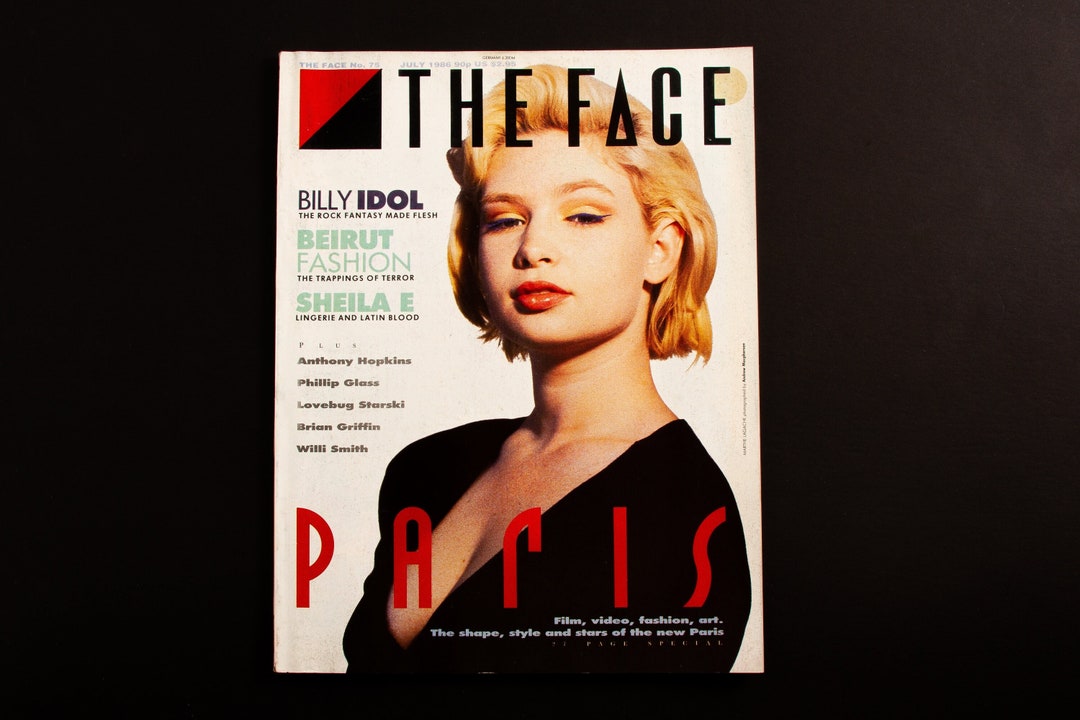 The Face Magazine No 75 July 1986 | Marthe Lagache Cover - Etsy