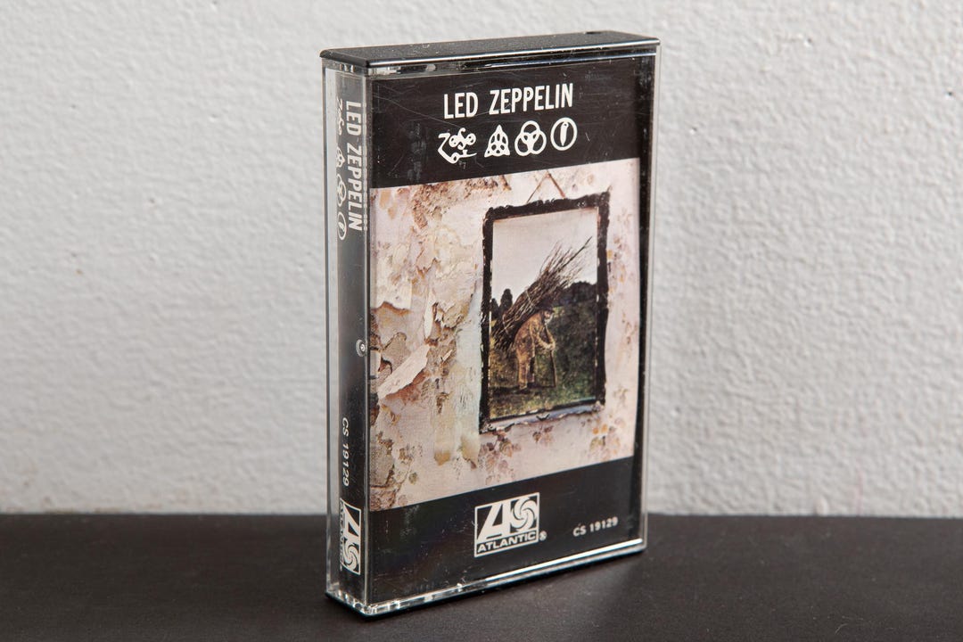 Vintage Led Zeppelin IV Cassette Tape - "zoso" 1971 Reissue - Etsy