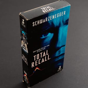 TOTAL RECALL (1990) | Arnold Schwarzenegger | VHS Cassette - Etsy