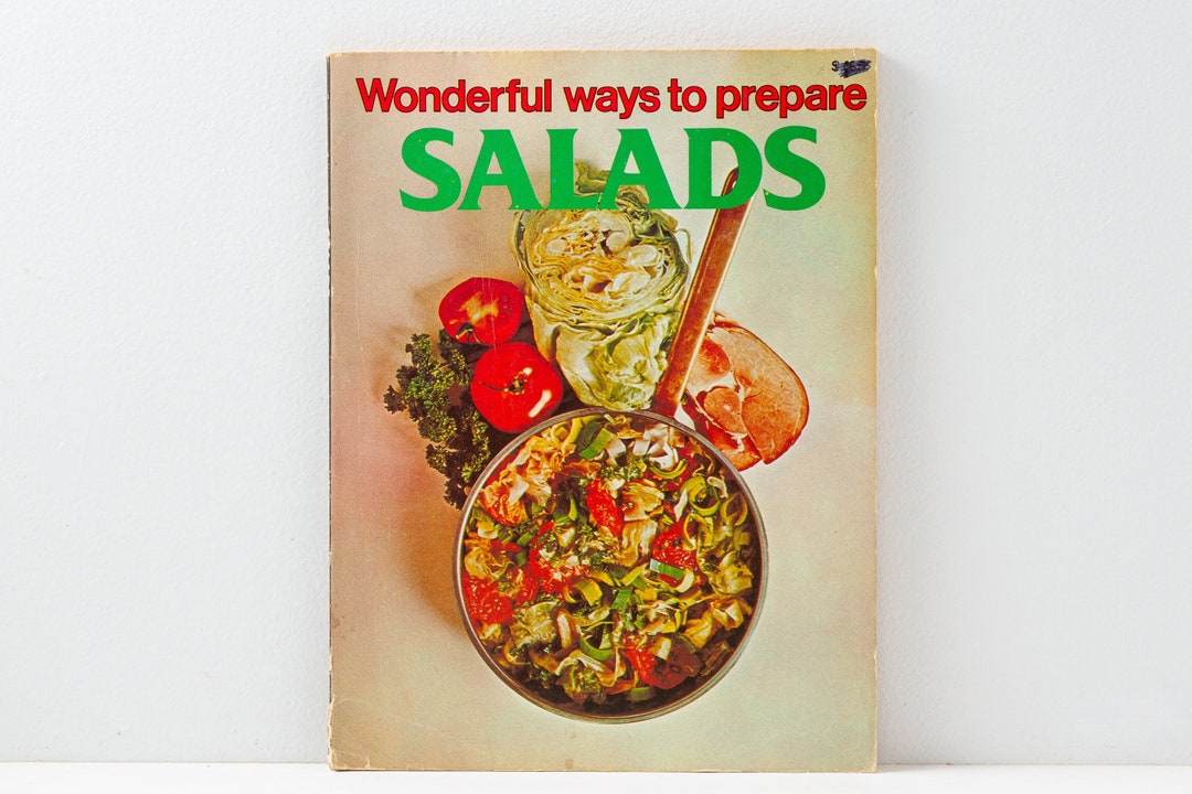Wonderful Ways to Prepare SALADS 1978 Vintage 70s - Etsy