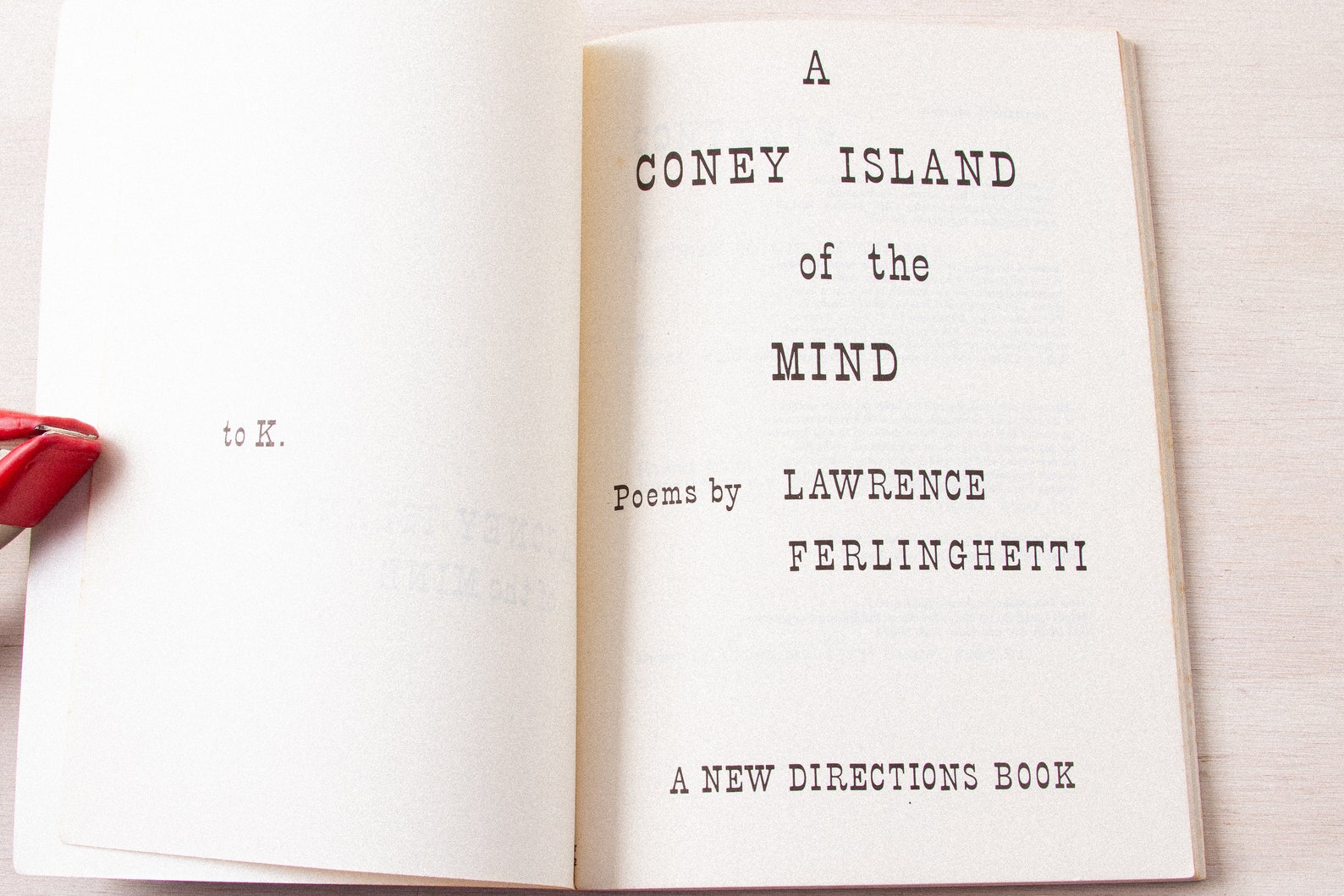 A Coney Island of the Mind: Poems by Lawrence Ferlinghetti (1958 ...