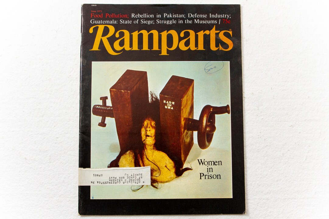 Ramparts Magazine june 1971 Women in Prison 60s Political - Etsy