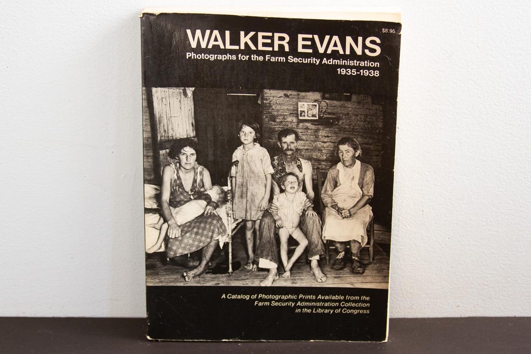 Walker Evans: Photographs for the FSA '35-38 | Photography Book - Etsy