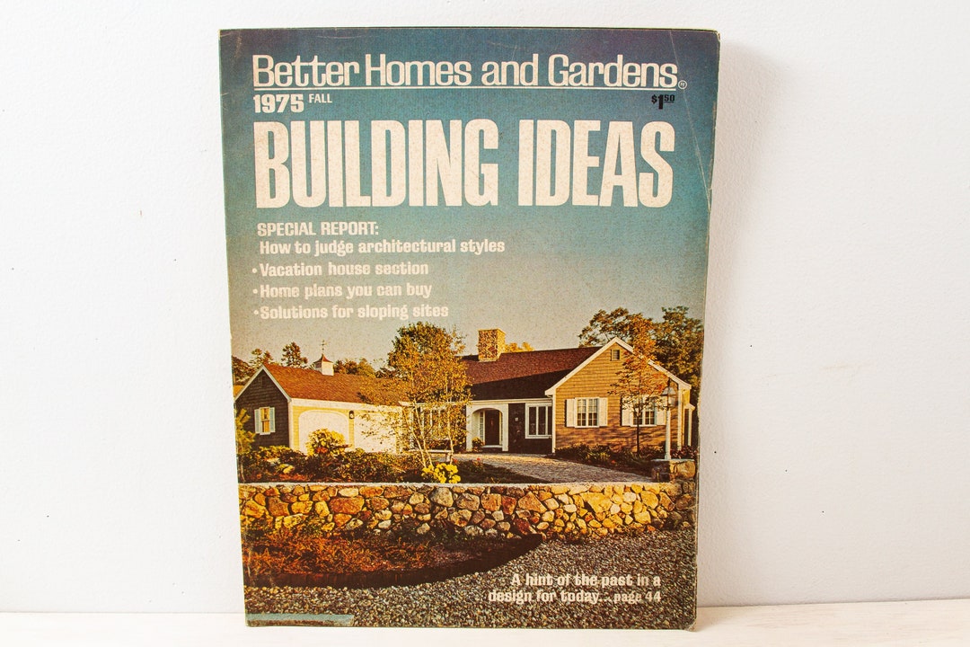 Better Homes and Gardens: Building Ideas 1975 | MOD Interior Design ...