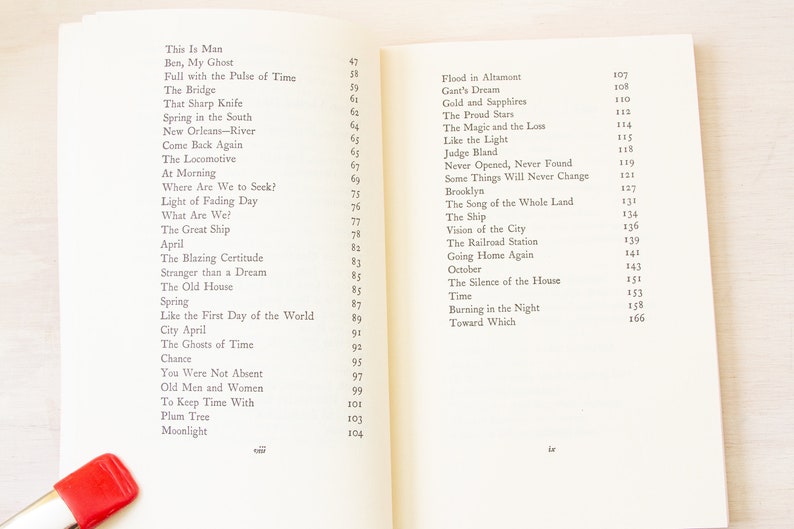 A Stone, A Leaf, A Door: Poems by Thomas Wolfe (1969 Edition) Poetry ...