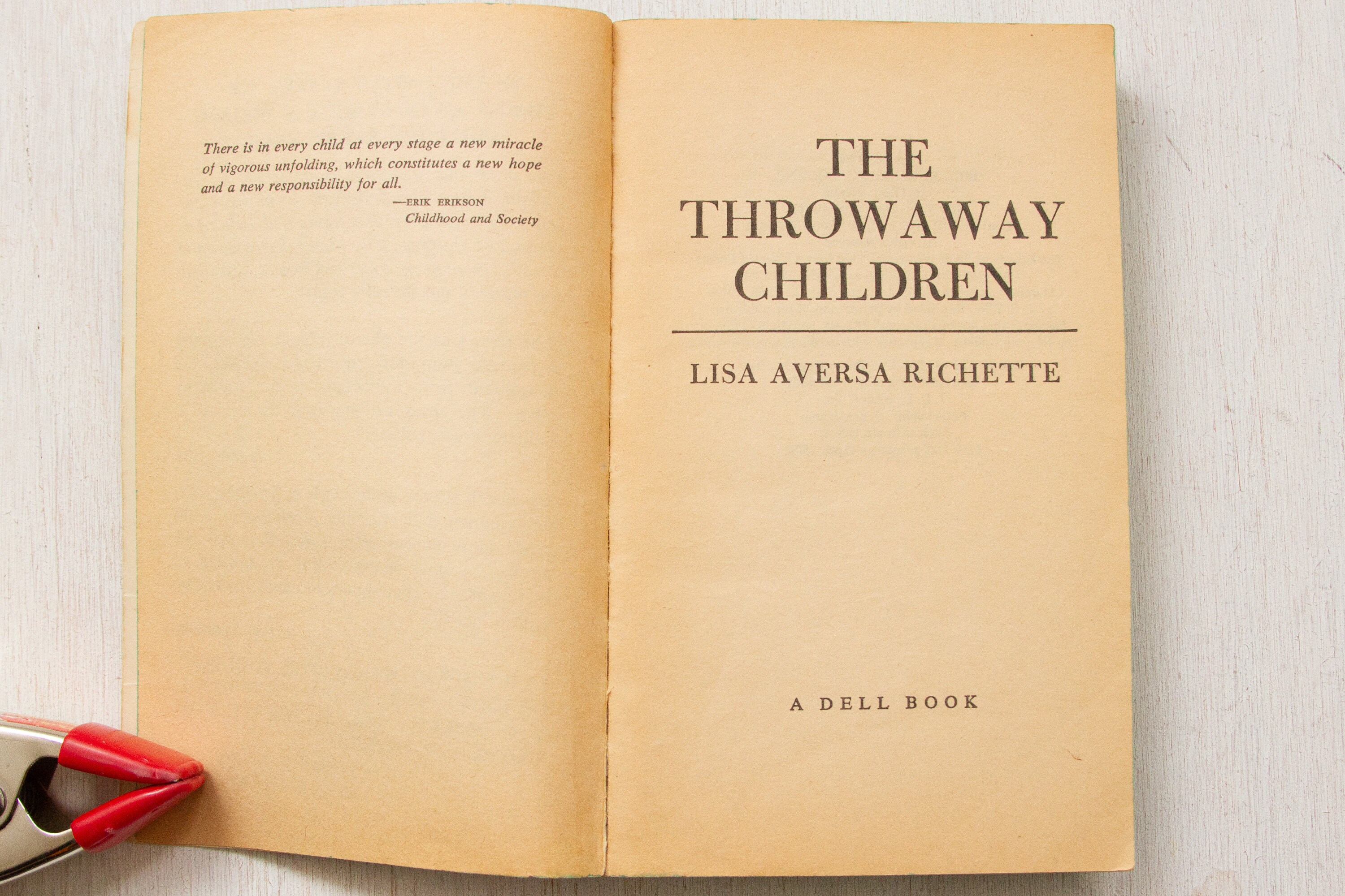 The Throwaway Children 1970 Lisa Aversa Richette Vintage - Etsy