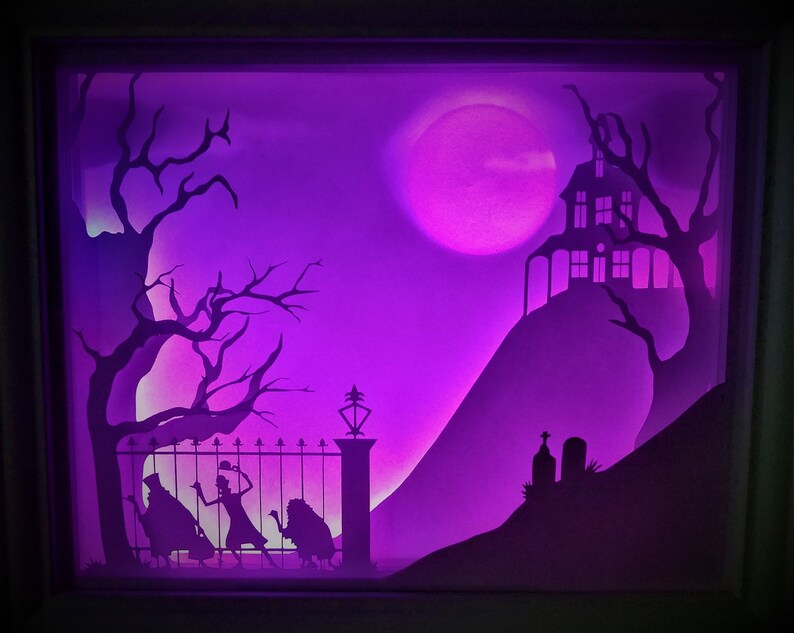 Hitchhiking Ghosts / LED Night Light / Shadow Boxes / Unique - Etsy