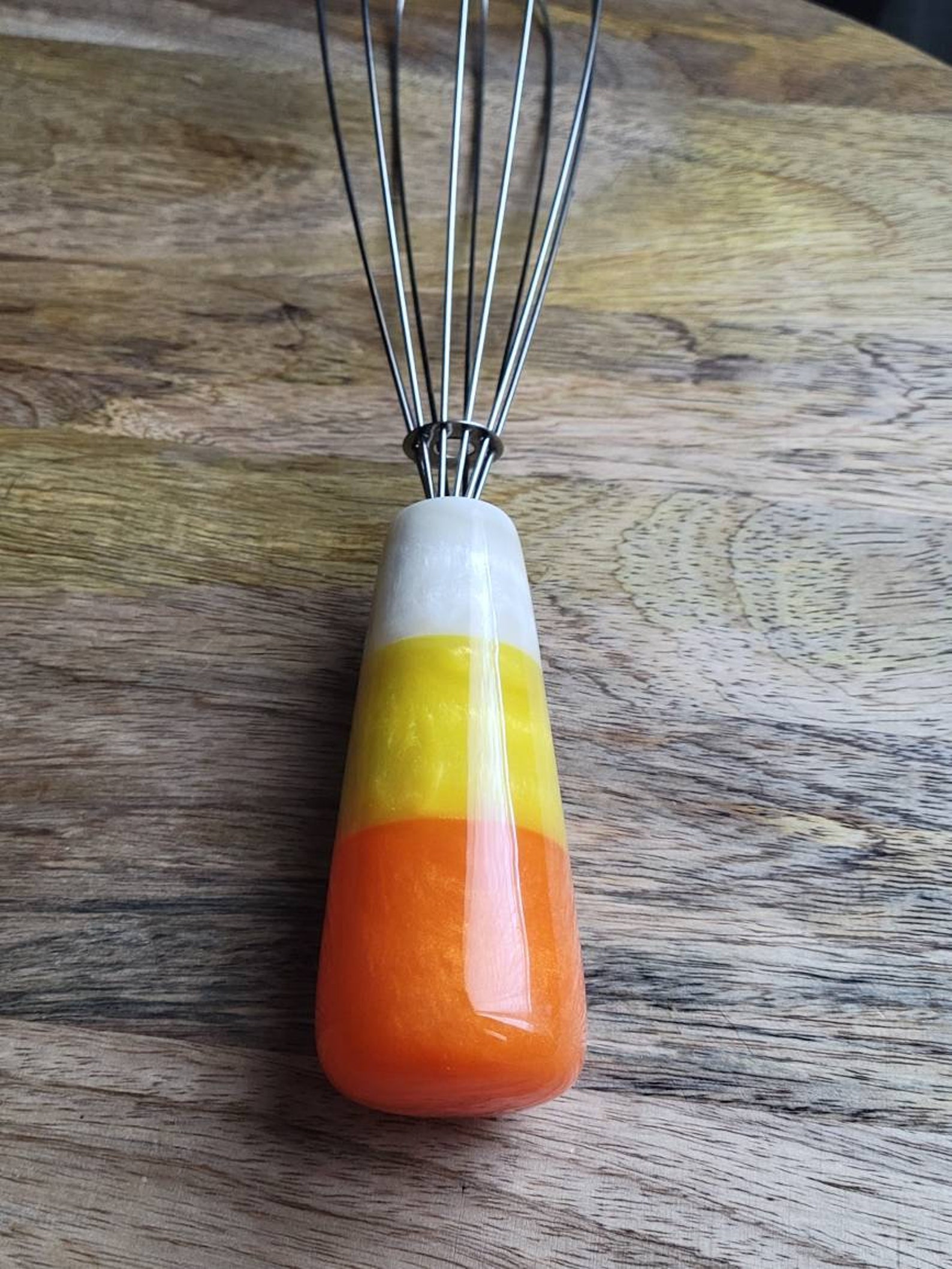 Halloween Candy Corn Resin Kitchen Whisk Baking - Etsy