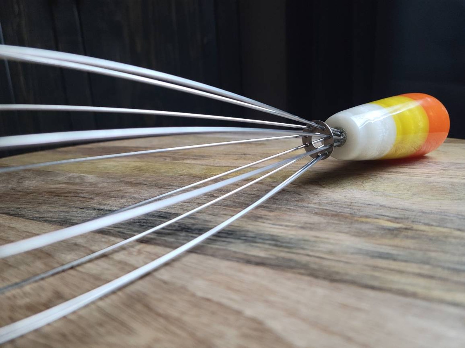 Halloween Candy Corn Resin Kitchen Whisk Baking - Etsy
