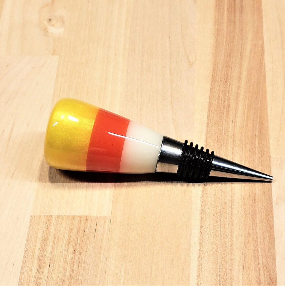 Candy Corn Bottle Stopper | Halloween | Wine Lovers Gift | Wine ...