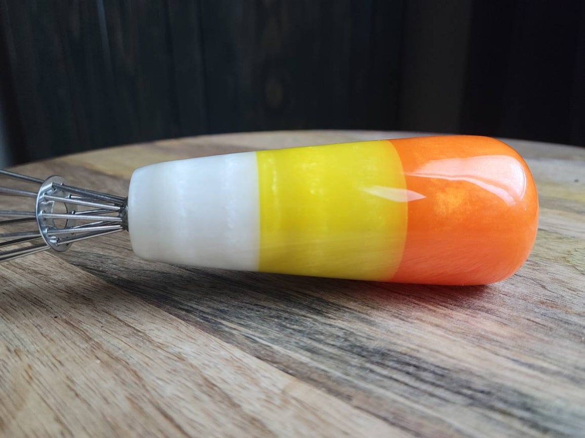 Halloween Candy Corn Resin Kitchen Whisk Baking - Etsy