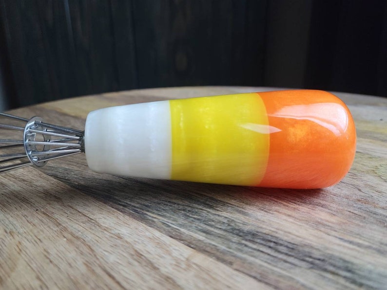 Halloween Candy Corn Resin Kitchen Whisk Baking - Etsy