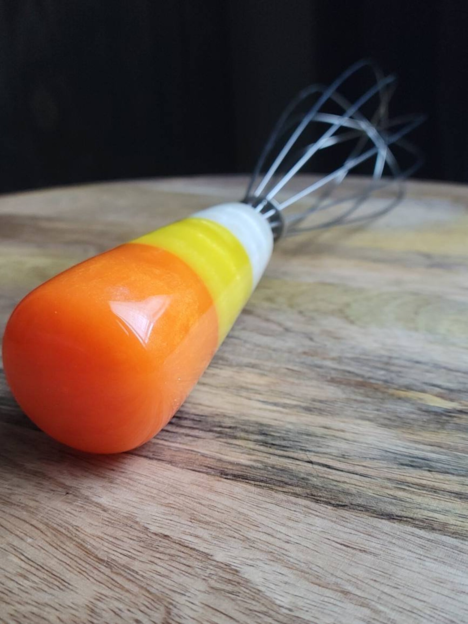 Halloween Candy Corn Resin Kitchen Whisk | Etsy