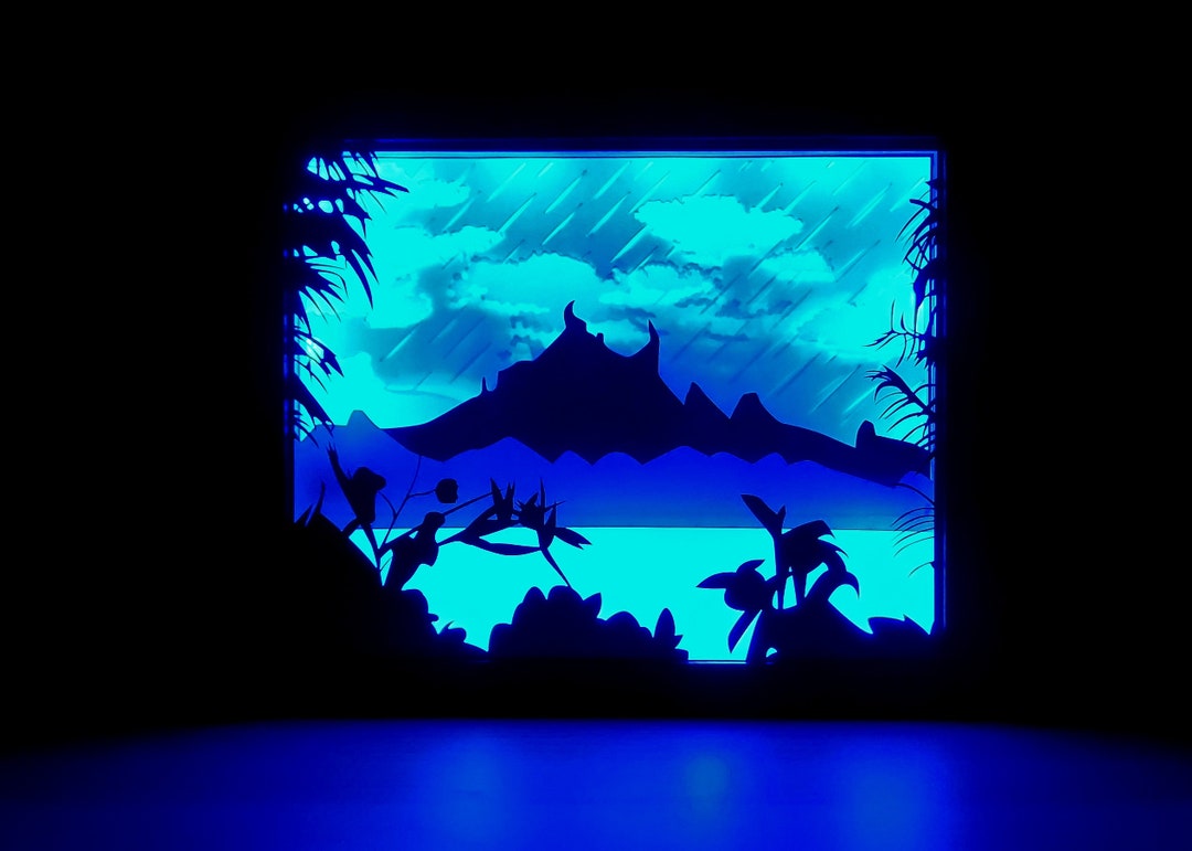 Tiki | Enchanted Tiki Room | Trader Sam's | Volcano Window - Etsy