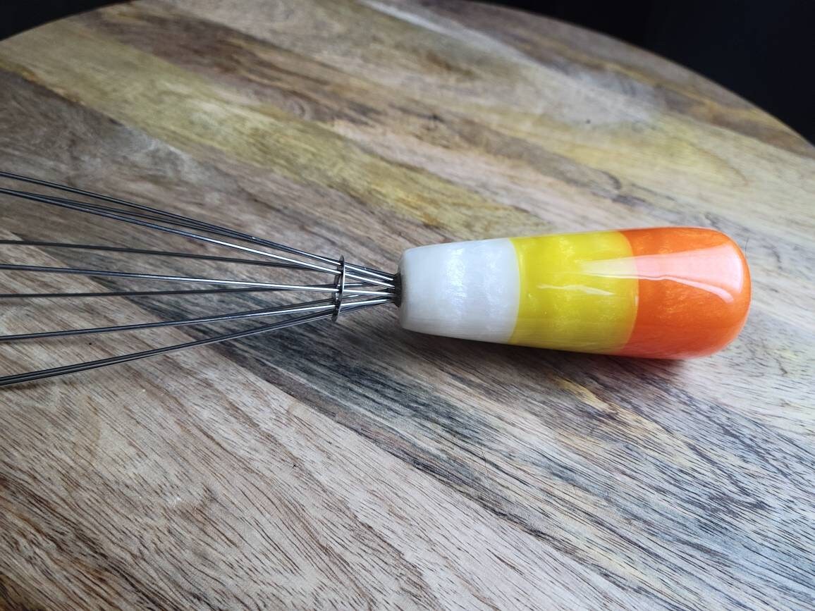 Halloween Candy Corn Resin Kitchen Whisk | Etsy