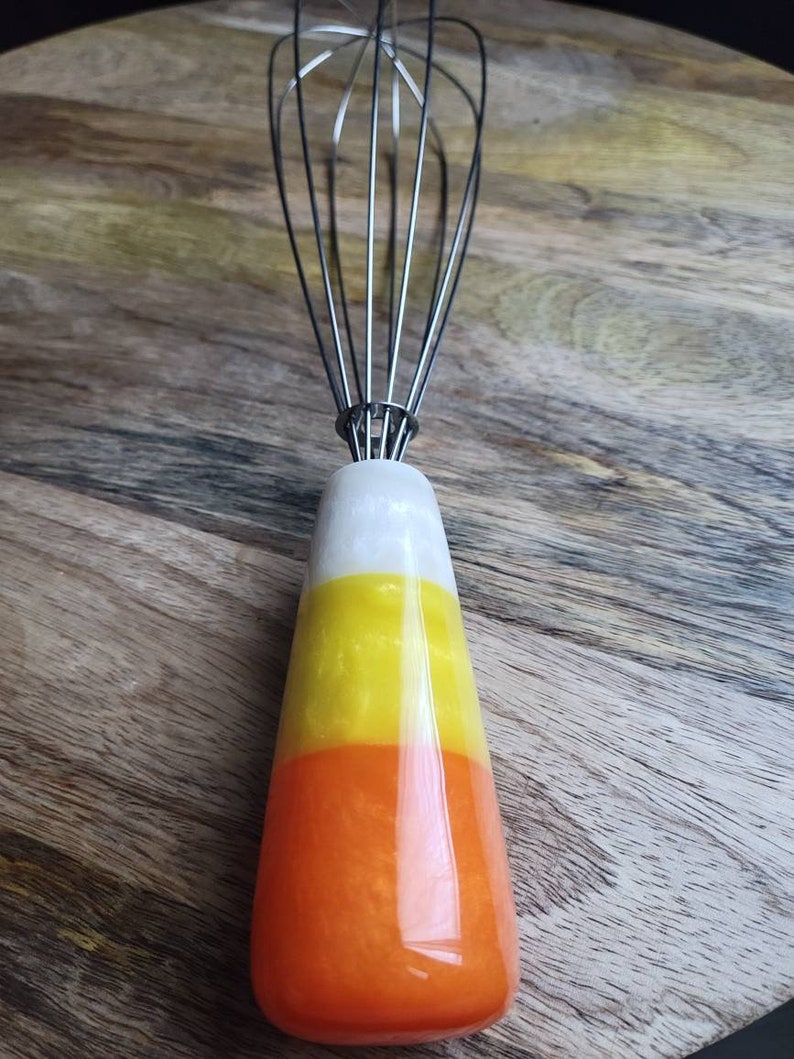Halloween Candy Corn Resin Kitchen Whisk Baking - Etsy