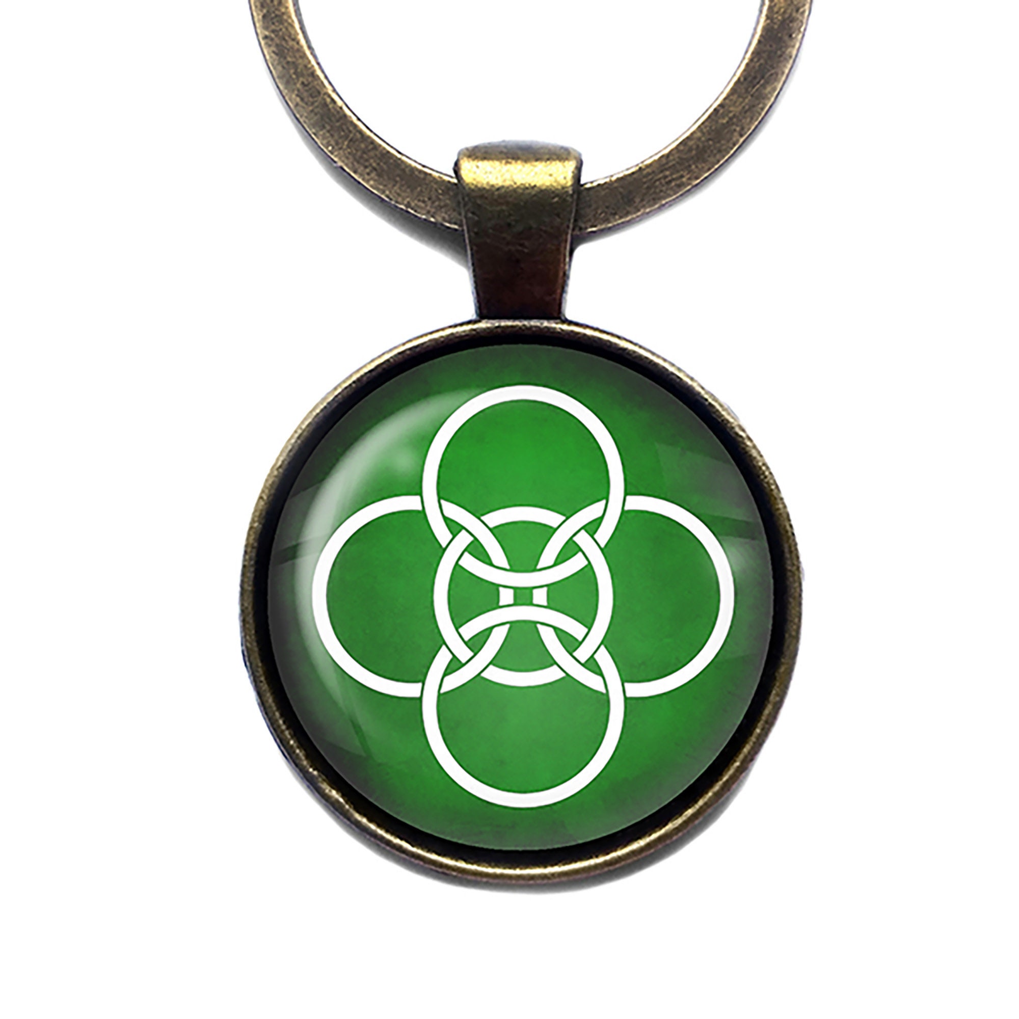 Celtic Symbol Celtic Symbol Five Fold Circles White on - Etsy