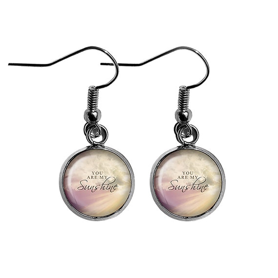 You are my sunshine earrings store