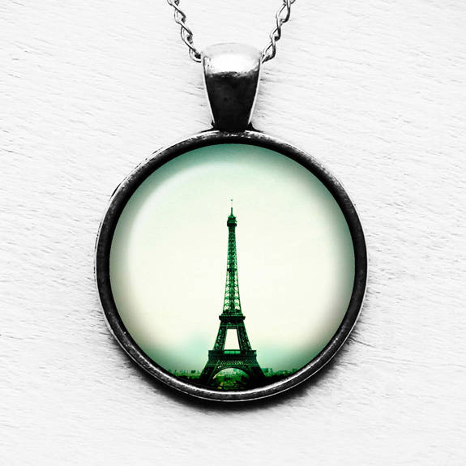 Eiffel Tower Paris Pendant and Necklace - Etsy